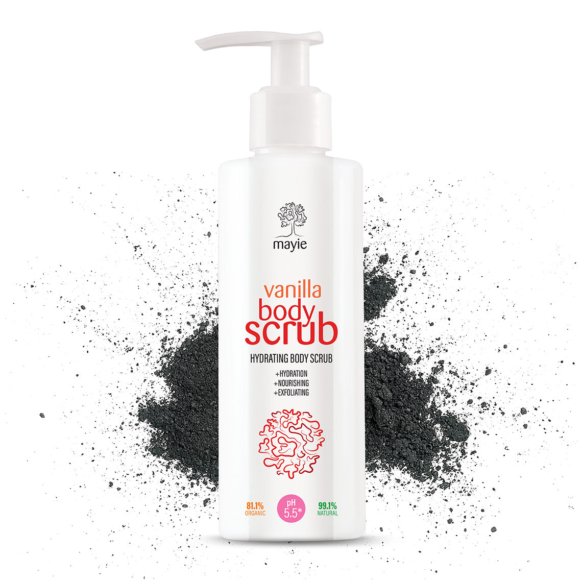 Exfoliant Hidratant pentru Corp, Vanilla Body Scrub – Mayie